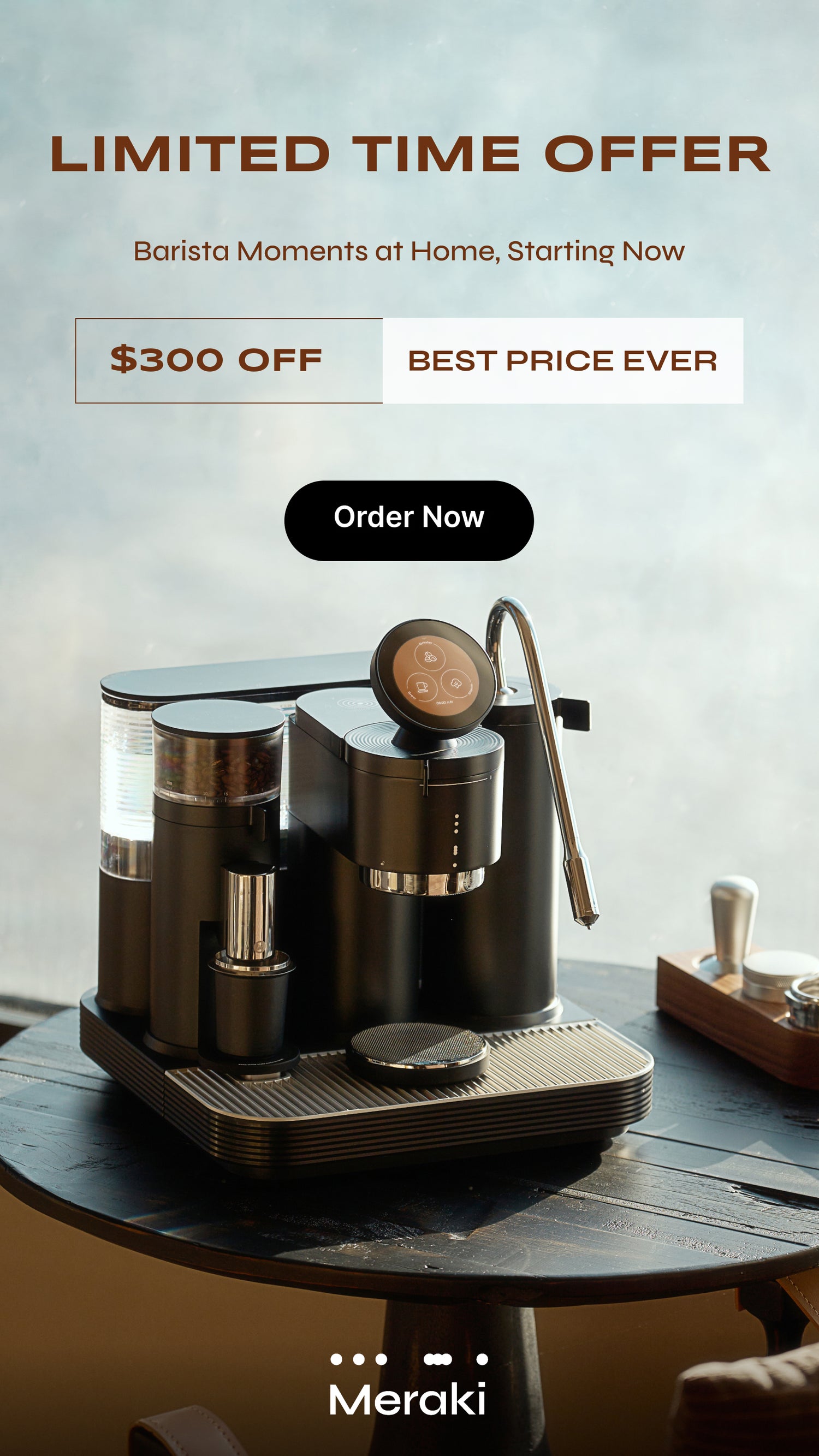 Meraki Espresso Coffee Machine