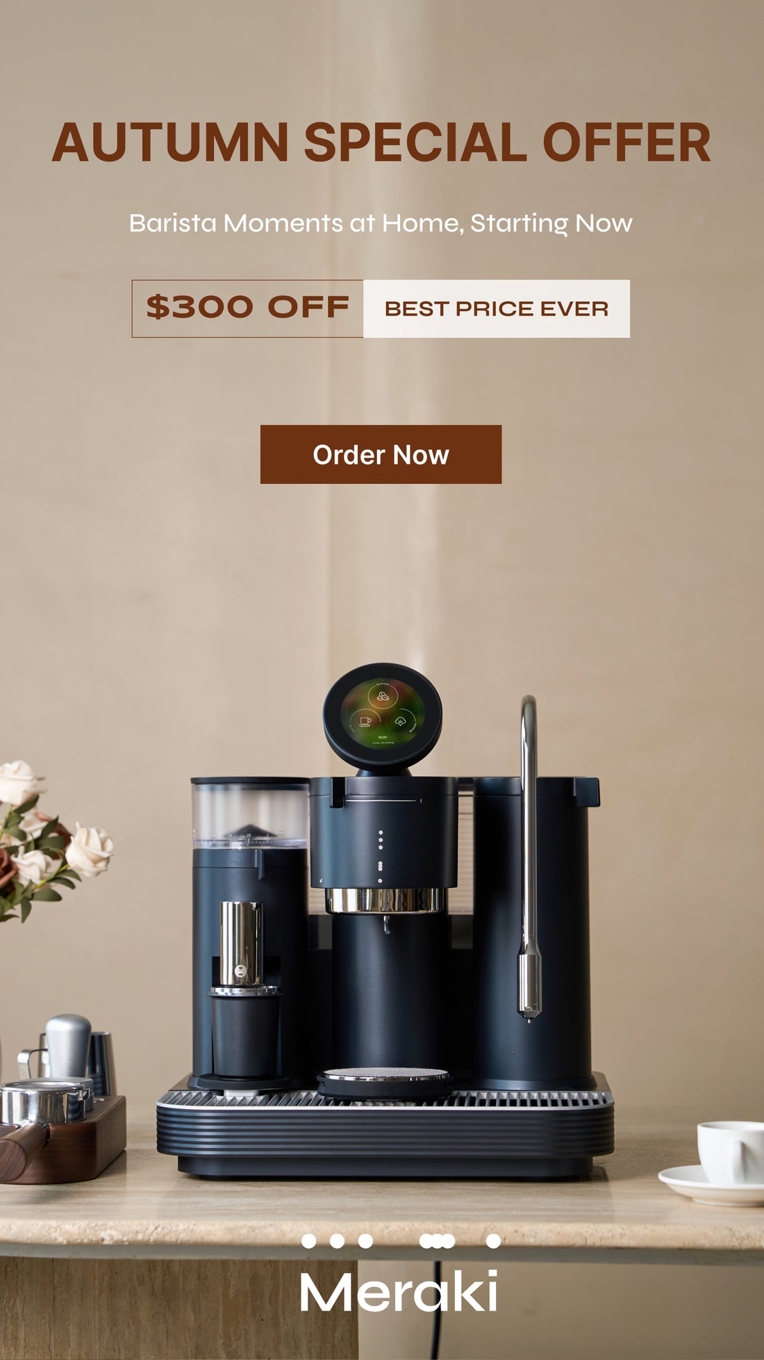 Meraki Espresso Coffee Machine