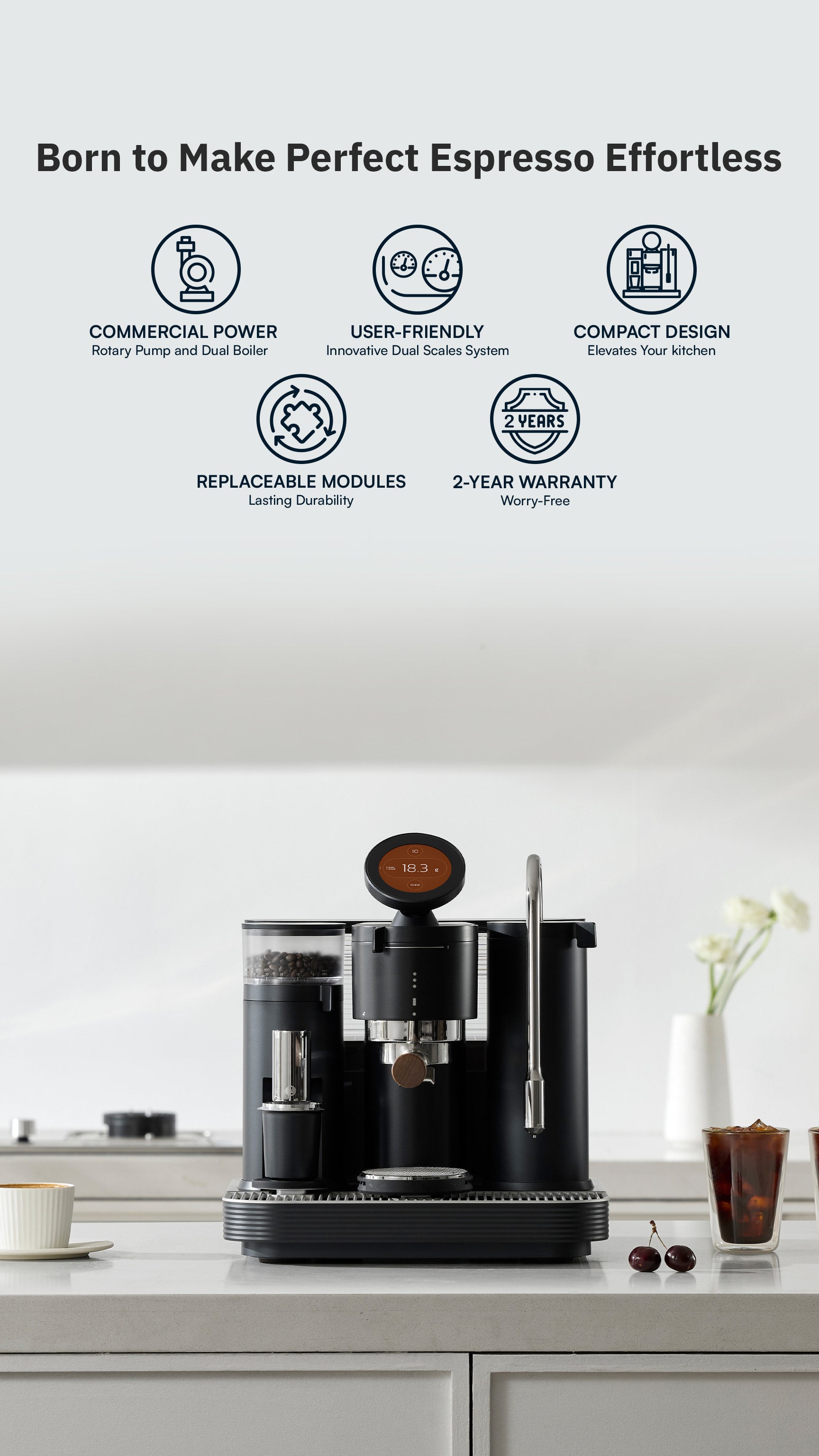 Meraki Espresso Coffee Machine